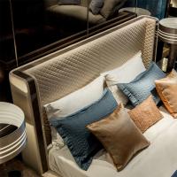 China Luxury Italian Bedroom Set Furniture King Size Modern Italian Latest Double Bed Designer Furniture Set Leather Luxury Bed for sale