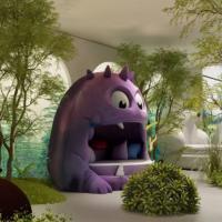 China Manufacturers Direct Sales Luxury Bedroom Dinosaur Bed Furniture Oversized Irregular Monster Luxury Bed Zoon Moulding Crib Bed for sale
