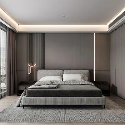 China Leather Pakistan 1 Piece Nordic king Size Furnitures House Bedroom king Frame Luxury Bedroom Set Dongguan Morden Bed for sale