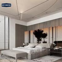 China MOYI Velvet Modern Super Upholstered Full Bedroom Furniture Set Luxury king Size Nordic Frame Double Tatami Velvet Bed for sale