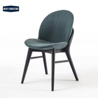 China Modern Luxury Solid Ash Customize Color Soft Upholstery Dining Room Furniture Chair Cafe Chair for Home for sale