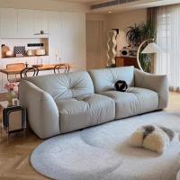 China Italian LuxurySofa Couch 2 Seat Sectional Modern Modular Recliner Living Room Home Villa Furniture for sale