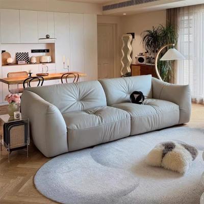 China Italian LuxurySofa Couch 2 Seat Sectional Modern Modular Recliner Living Room Home Villa Furniture for sale