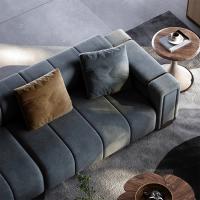 China Home Luxury Italian Modern Design Furniture Sofa Set Luxury Sectional Couch 3 Seater Sofa High Quality Large Leather Wooden Case for sale