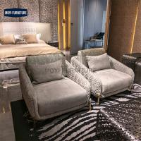 China New Design Microfiber Fabric Leather Sofa Home Furniture House Sofa Set Luxury Living Room With Brass Legs for sale