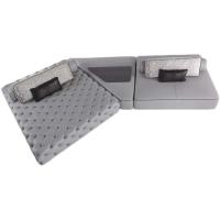 China Luxurious Grey Upholstered Modular Sofa, Stylish Home Decor for sale