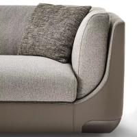 China Italian Luxury Leather Sectional Sofa Couch High-End Manufacturers' Modular L-Shape Tufted Features Hotels Villas Living Room for sale