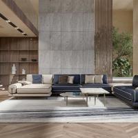 China Luxury Furniture Corner One Two Three Sofa Luxury Sofas Italian Modern Living Room Sofa Set Furniture for sale