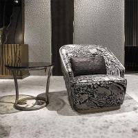 China Italy Modern Living Room Sofas Design Contemporary Single Seat Leather Sofa Chair High Quality Soft Leisure Accent Sofa Chairs for sale