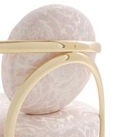 China Luxury Italian Style Living Room Chairs Fabric Velvet Modern Gold Stainless Armchairs Comfortable Home Accent Leisure Hotel for sale