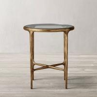 China Hot Selling Modern Style Living Room Tables Indoor Furniture Marble Top Metal Round Coffee Table for sale