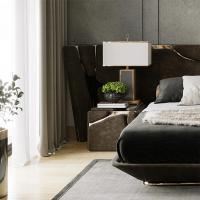 China Home Furniture Bedroom Luxury Night Stand with Drawers Italian Design Night Stand for Bedroom for sale