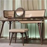 China High-quality Nordic-style Hotel and Villa Bedroom Furniture Minimalist Modern Solid Wood Dressing Table With Mirror Custom-made for sale