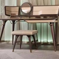 China High-quality Nordic-style Hotel and Villa Bedroom Furniture Minimalist Modern Solid Wood Dressing Table With Mirror Custom-made for sale