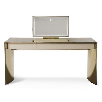 China MOYI Furnistyle Modern Vanity Mirrored Dressing Makeup Table for sale