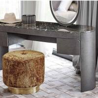 China MOYI Custom Wholesale Modern Nordic Bedroom Space Saving Mirror Makeup Dressing Table for sale