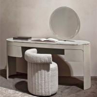 China MOYI Custom Wholesale Modern Nordic Bedroom Space Saving Mirror Makeup Dressing Table for sale