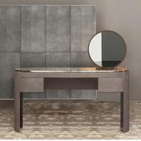 China MOYI Custom Wholesale Modern Nordic Bedroom Space Saving Mirror Makeup Dressing Table for sale