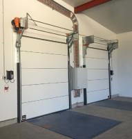 China Compact Insulated Sectional Doors Flexible Space Efficiently Extremely Aesthetic for sale