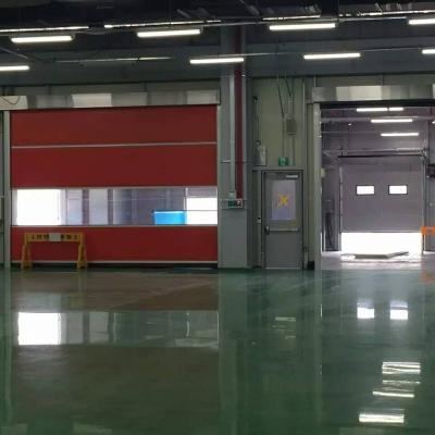 China Curtain Rapid Roller Door PVC Coated Polyester Lightness Flexibility And Durability for sale