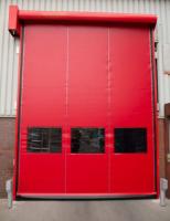 China Dust Proof Pvc Rapid Roller Doors Silent Fabric Exterior Automation Rise Shutter for sale