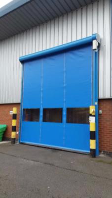 China 800N Rise Up Roller Rapid Shutter Doors Rapid Roller Doors High Frequency Operation Aluminum Alloy for sale