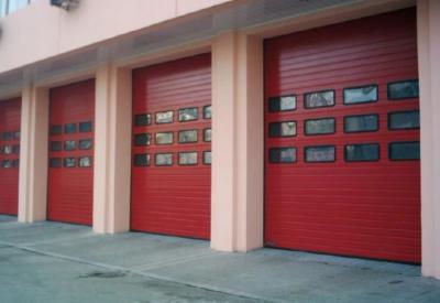 China Vertical Roll Up Insulated Workshop Dock Doors Overhead Steel Metal 12 Feet Industrial for sale