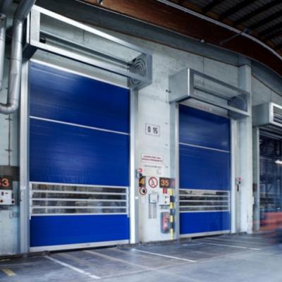 China Rigid Fast High Speed Spiral Door Aluminium Roller Shutter 220V For Safety for sale