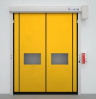 China Warehouse Soft Pvc Rapid Roller Doors Curtain Zipper Vertical Overhead Quick Action for sale