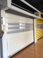 China Rolling Security High Speed Spiral Door Aluminium Insulated For Automotive Dealerships for sale