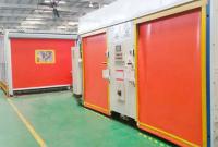 China Insulation Rapid Roller Door High Speed Zipper Pvc Shutter 5100N Warehouse for sale