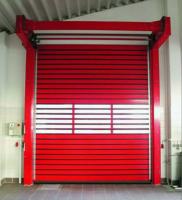 China Aluminum Windproof High Speed Roller Spiral Door Isolation 380V 50hz Remote Control for sale