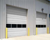 China Metal Insulated Sectional Doors Overhead Sliding Roller Vertical Lifting For Warehouse for sale