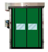 China Plastic Automatic Zipper Door 1176pa Wind Resistance High Speed 1.5mm Stainless for sale