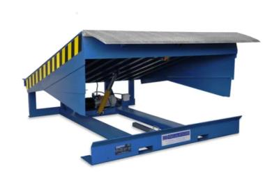 China Integrated Hydraulic Loading Bay Dock Levellers HaiPu Motor Steel Structure for sale