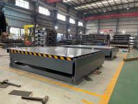 China 12T Stationary Loading Dock Leveler / Container EN1398 Pull Chain I Beam Reinforcement Ramp for sale