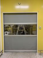 China Automatic Fast Pvc Rapid Roller Doors Vertical Steel High Speed 2m/S Rolling Shutter for sale