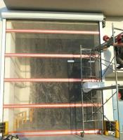 China Warehouse PVC Rapid Roller Doors Automatic Plastic Fast Gate Shutter Windproof for sale
