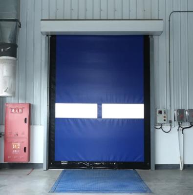 China PVC Automatic Fast Shutter Rapid Roller Doors 0.5 - 1.5m/S Security High Speed Roll Up for sale