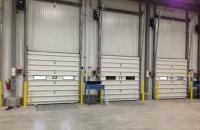 China Steel Overhead Insulated Sectional Door With Powder Coated Stainless Steel Hardware for sale