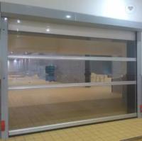 China Aluminum Alloy Glass Sectional Door For Villa Customized Transparent for sale