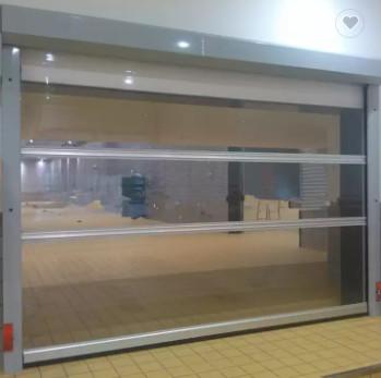 China Aluminum Alloy Glass Sectional Door For Villa Customized Transparent for sale