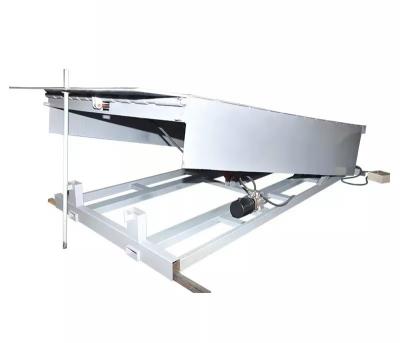 China Anti Skid Loading Dock Ramp Forklift Truck Leveler Checkered Plate Hydraulic Container for sale