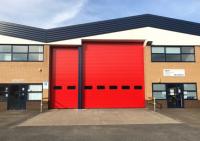 China Polyurethane Foam Insulated Sectional Doors Powder Coated With Hinges for sale