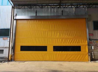 China Waterproof Industrial Rapid Roller Doors Self Healing Zipper Security Shutter for sale