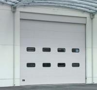 China Commercial Vertical Lifting Insulated Sectional Doors 40/50mm Polyurethane Foam for sale