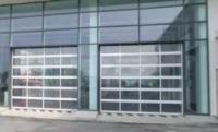China Electric Automatic Aluminum Glass Transparent Garage Door High Noise Reduction Mirror for sale