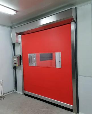 China Security Rapid Roller Folding Door Pull High Speed Zipper Automatic Plastic for sale