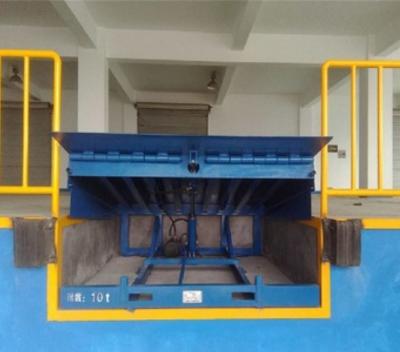 China Mechanical Door Seal Loading Dock Leveler Electric Push Button Hydraulic for sale