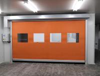 China Customized Freezer High Speed Rapid Roller Doors With Infrared Sensor Warehouse for sale